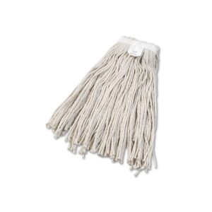 boardwalk bwk2024cea no. 24 cotton cut-end wet mop head - white