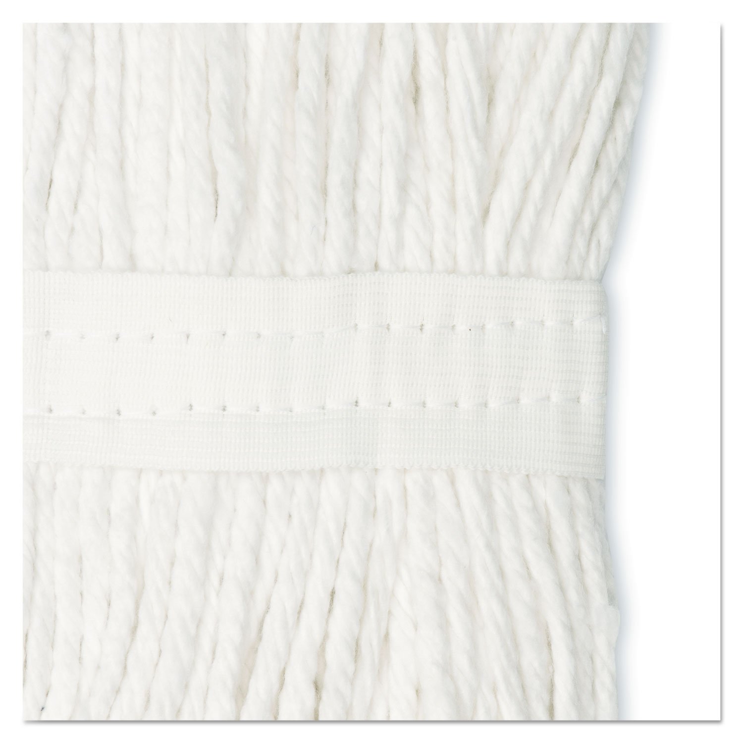 Boardwalk BWK2024CEA No. 24 Cotton Cut-End Wet Mop Head - White