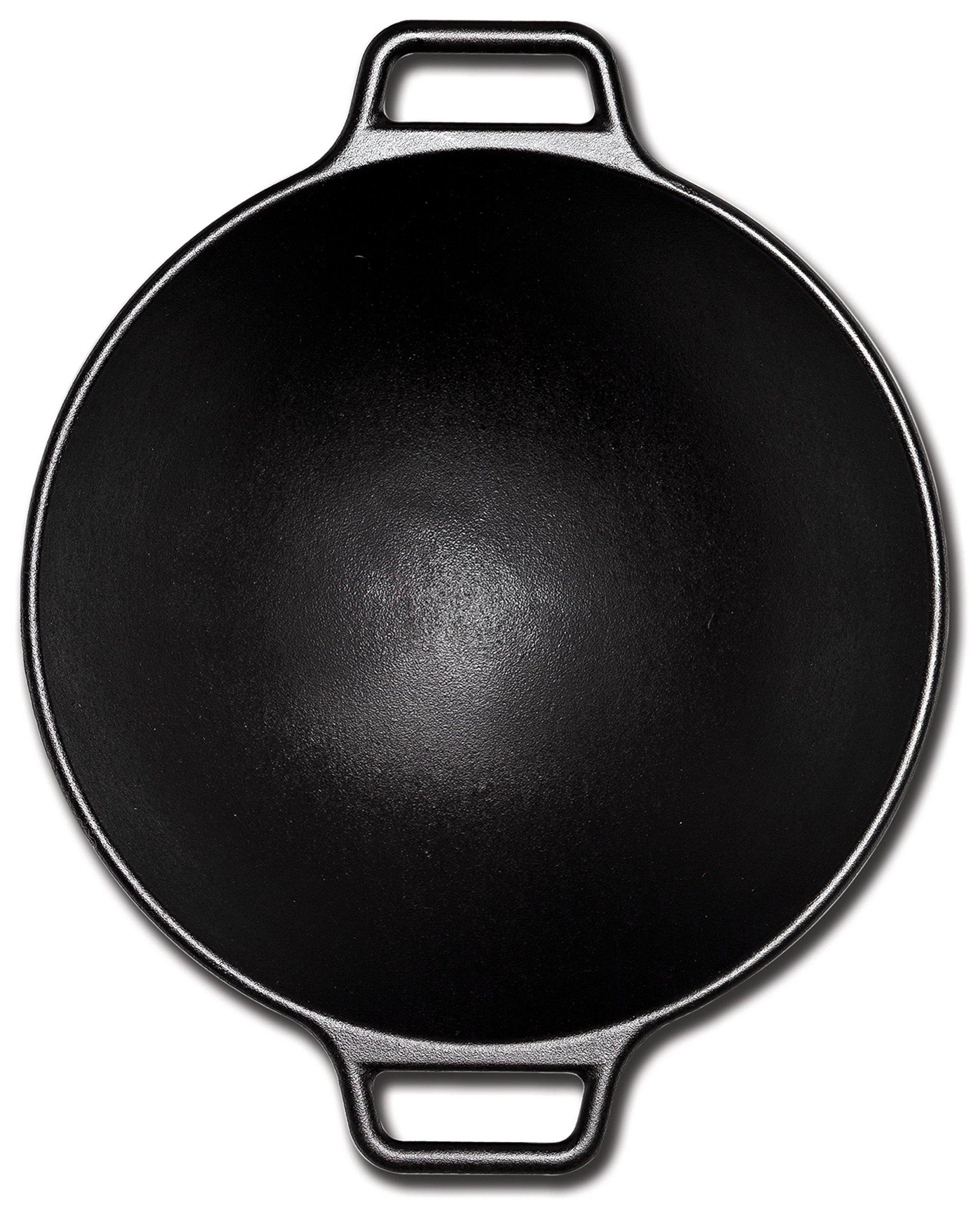 Lodge BOLD 14 Inch Seasoned Cast Iron Wok; Design-Forward Cookware & Tempered Glass Lid (12 Inch) – Fits 12 Inch Cast Iron Skillets and 7 Quart Dutch Ovens