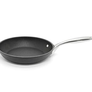 THE ROCK by Starfrit 11 in. Forged Aluminum Diamond Fry Pan, Black (034722-004-0000)