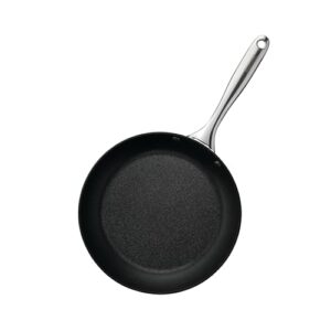 THE ROCK by Starfrit 11 in. Forged Aluminum Diamond Fry Pan, Black (034722-004-0000)