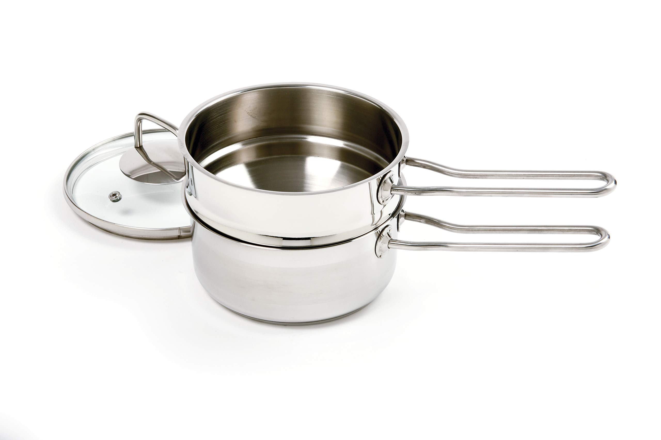 Norpro - 238 Norpro KRONA 1.5 Quart Stainless Steel Double Boiler, Holds 1.5qt/1.4L, As Shown