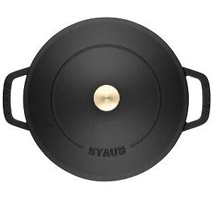 Staub 40511 473/0 with Chistera Black Cast Iron 24 cm