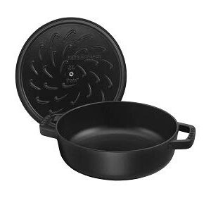 Staub 40511 473/0 with Chistera Black Cast Iron 24 cm