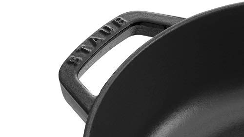 Staub 40511 473/0 with Chistera Black Cast Iron 24 cm