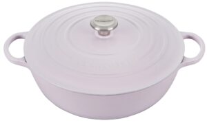 le creuset 7.5 quart signature chef's oven shallot