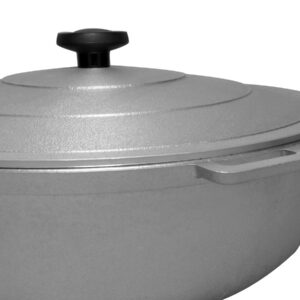 Uniware 9900 Super Quality Aluminum Caldero,Dutch Oven,7.2 QT,Silver (32cm (12.6-Inch))