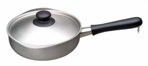 sori yanagi 22cm saucepan brushed stainless steel and aluminum layer 3 (japan import)