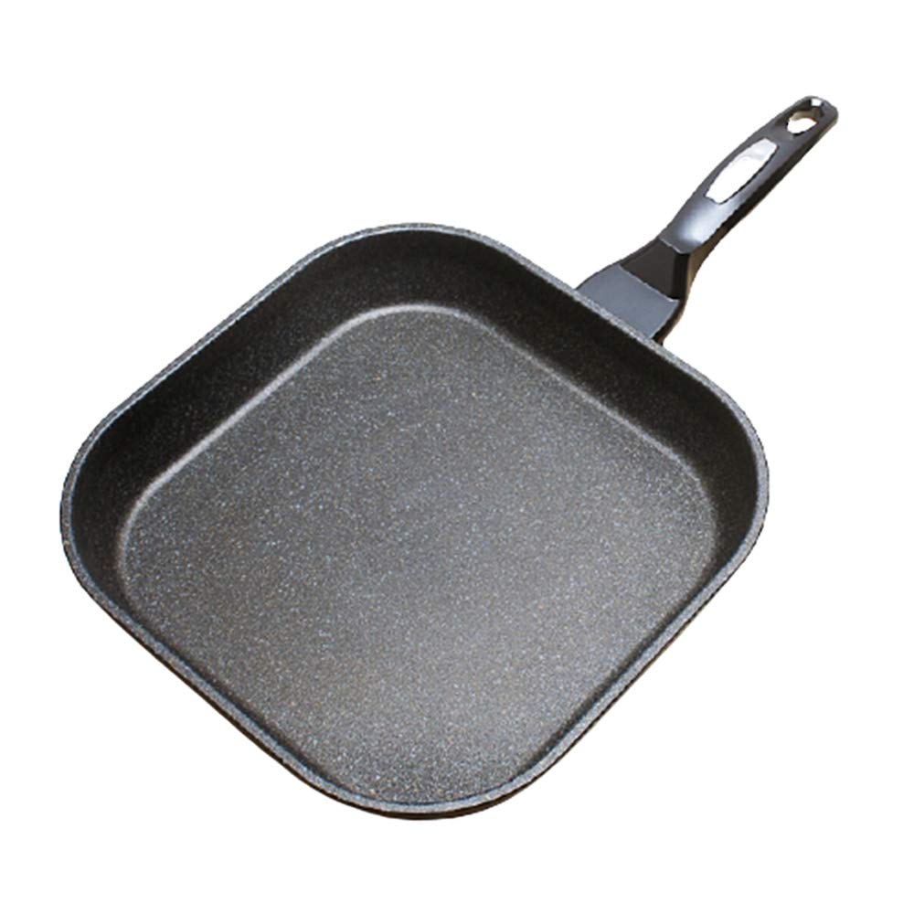 Nonstick Frying Pan Square Omelet Coating Pan Cookware Stir-Frying Shallow Frying Deep Braising 27cm, 10.6inch TPKT38775