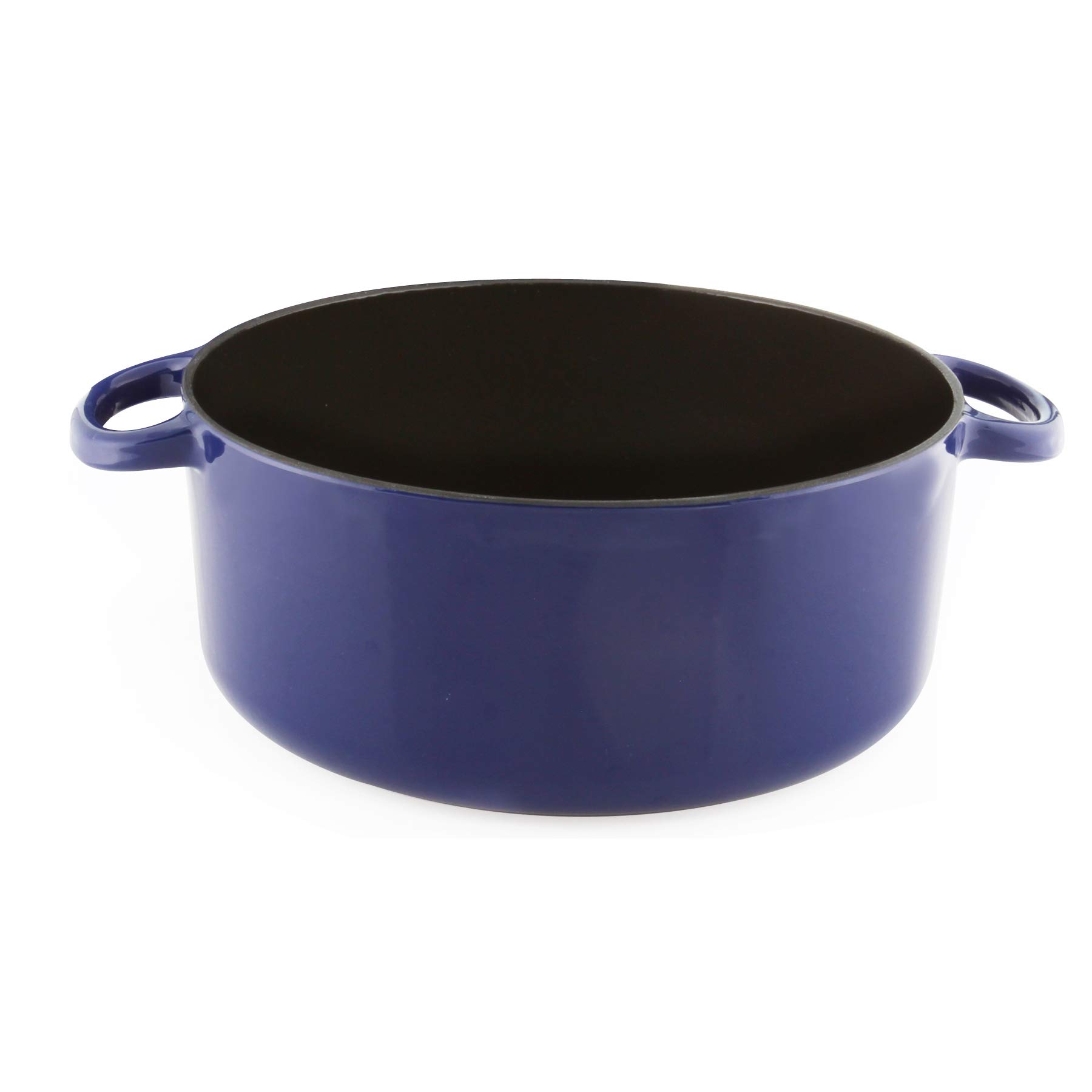 Chantal Enameled Cast Iron Cookware, 5 quart Dutch Oven, Cobalt Blue