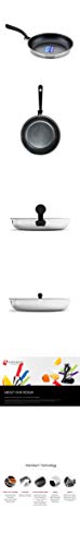 ALTEN BACH Romanesque Wok Pan 3-layer Non-stick Stainless Alumiuium Stir Fry Pan 8-inch(22cm),10-inch(26cm),11-inch(28cm),12-inch(30cm) (10-inch(26cm))