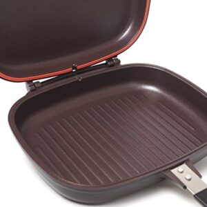 Happycall Double Grill Pan Korean Original Model JUMBO Size (BROWN)