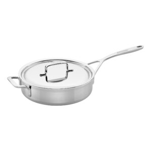 demeyere 5-plus stainless steel 3-qt saute pan