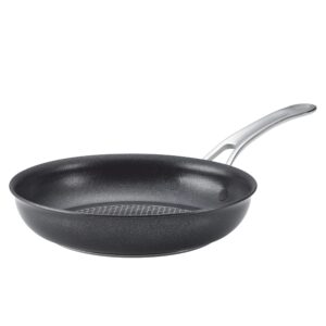 Anolon X Hybrid Nonstick Skillet Set, 12 Inch & 8.25 Inch, Dark Gray