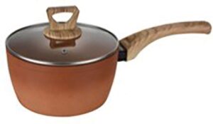 neware terracotta eco friendly non-stick sauce pan 20cm cazuela caserola olla