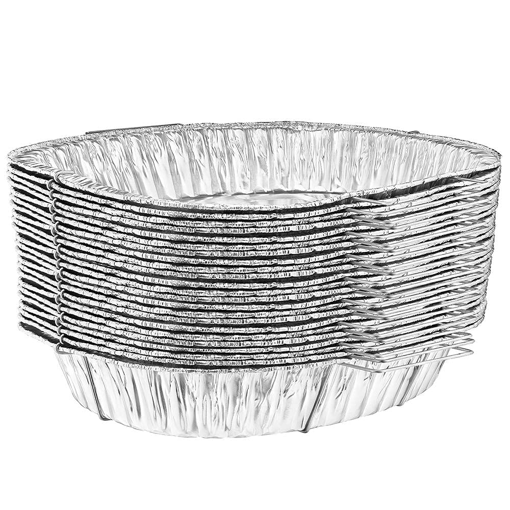 Nicole Fantini Heavy Duty Aluminum Foil Oval Rack Roaster with Handle (10)