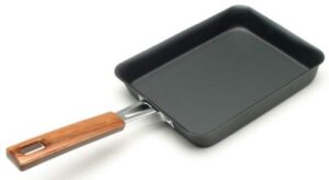 japanbargain 1811, japanese tamago egg pan iron omelet pan tamagoyaki omelette pan rectangle frying pan, induction cookware pan, made in japan