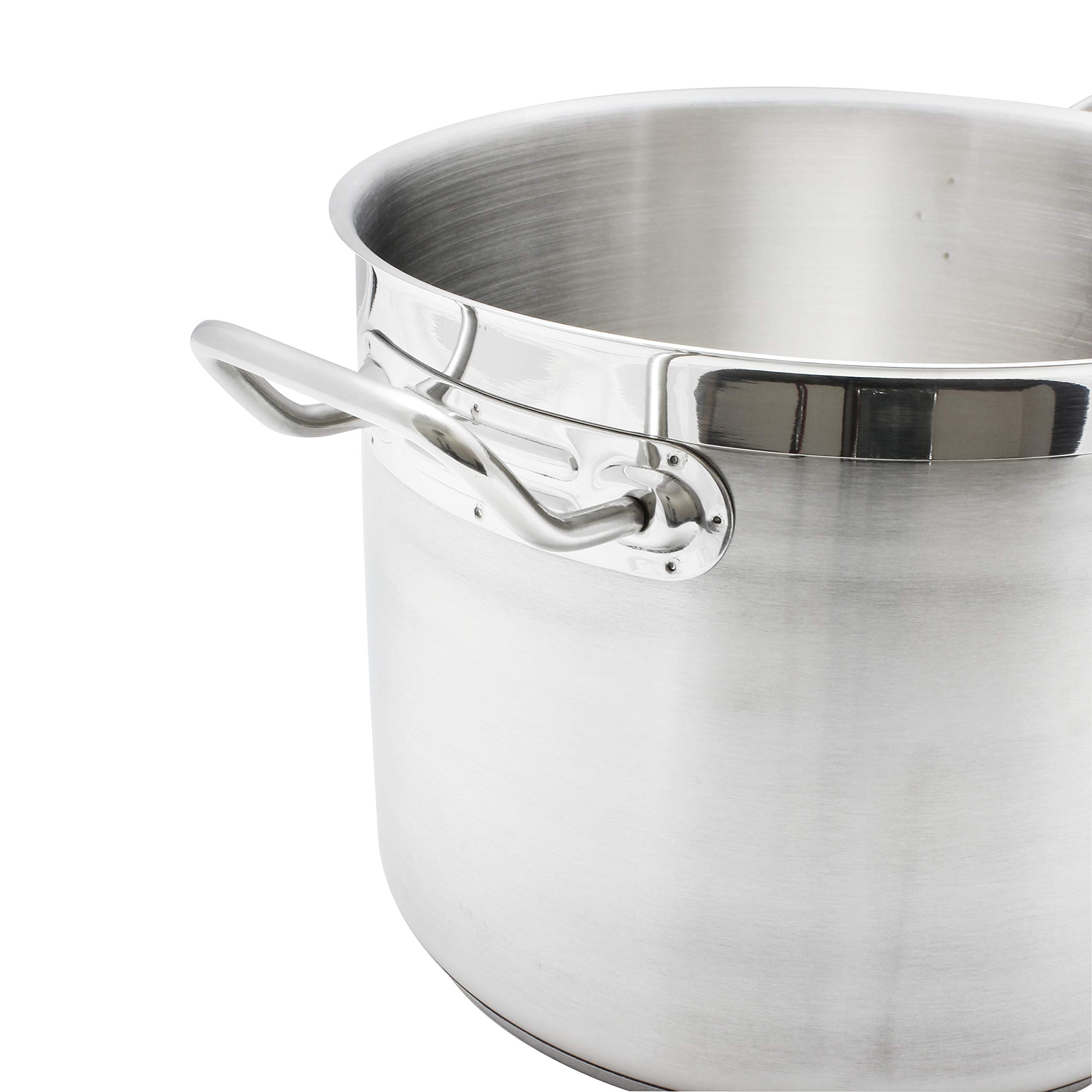 Thunder Group 8 quart 18/8 stainless steel double boiler (3 pcs set), comes in each