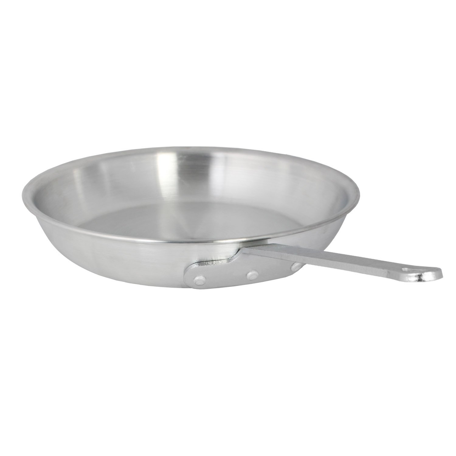 Thunder Group ALSKFP003C Fry Pan, 10" dia., 3.5 mm thick, without lid, riveted handle, hanging hole, aluminum, satin-finish, NSF