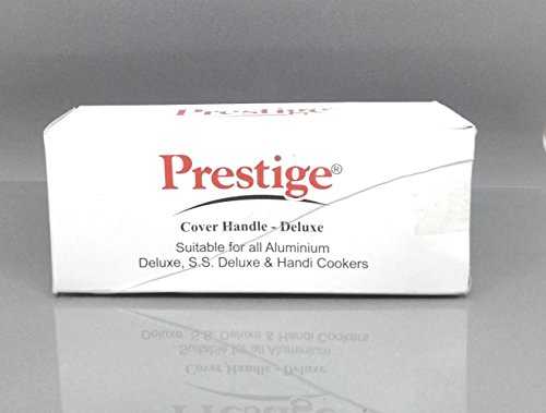 Prestige Cover Handle Suitable for All Aluminum Deluxe, Stainless Steel And Handi Pressure Cookers, Black, Small