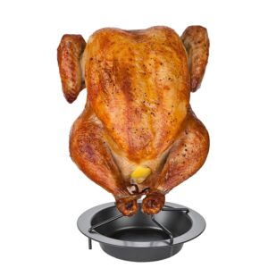 trenton gifts vertical chicken roaster rack, poultry roaster cooker, beer chicken holder