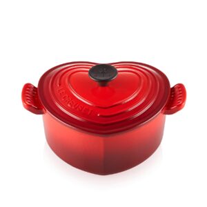 Le Creuset Enameled Cast Iron Heart Cocotte, 2 qt., Cerise