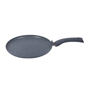 wonderchef granite non-stick dosa tawa | induction bottom | soft-touch handles | virgin grade aluminium | pfoa/heavy metals free | 3.5mm | 28cm non stick tawa | grey