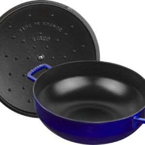 Staub Cast Iron 5-qt Bouillabaisse Pot - Dark Blue, Made in France