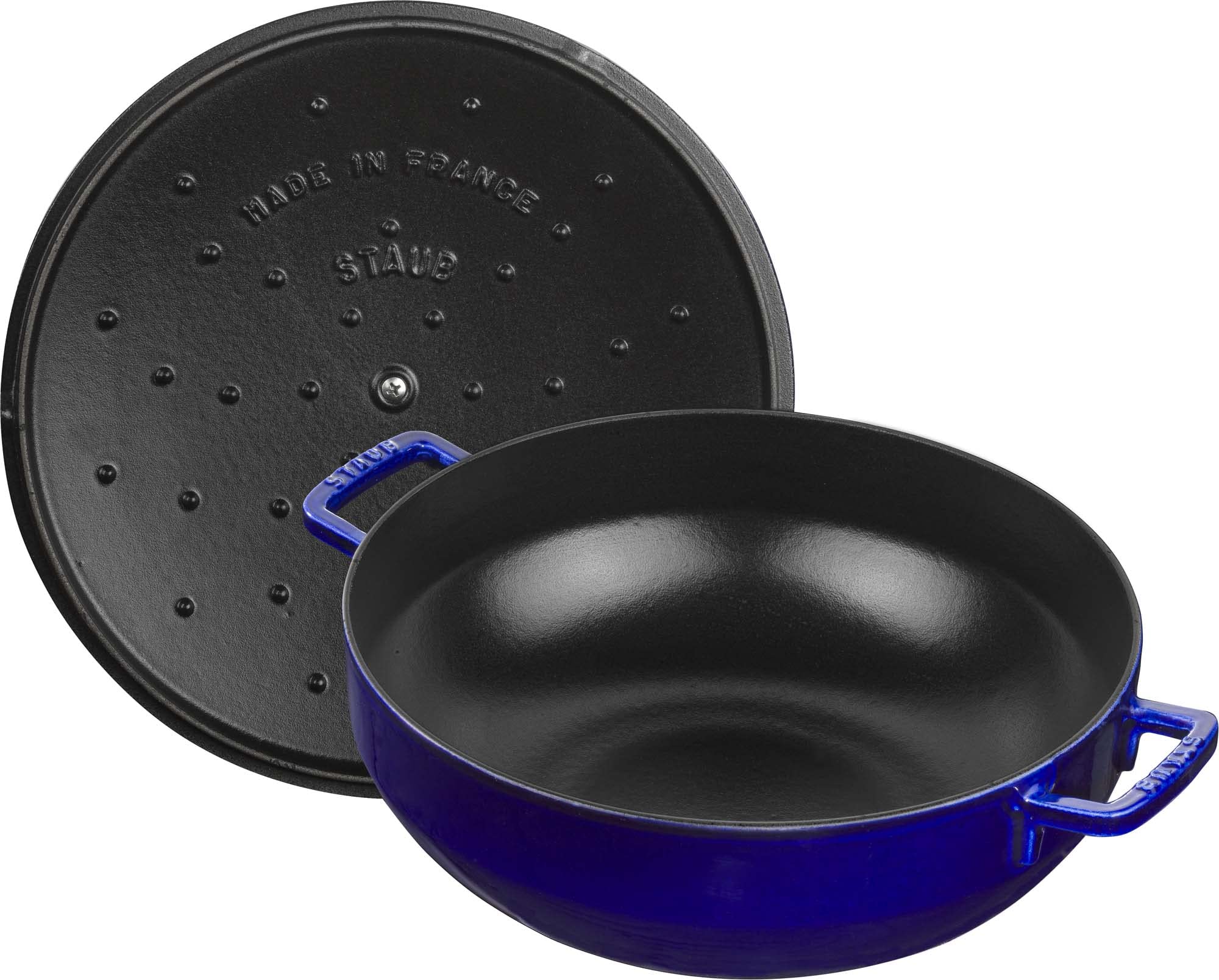 Staub Cast Iron 5-qt Bouillabaisse Pot - Dark Blue, Made in France