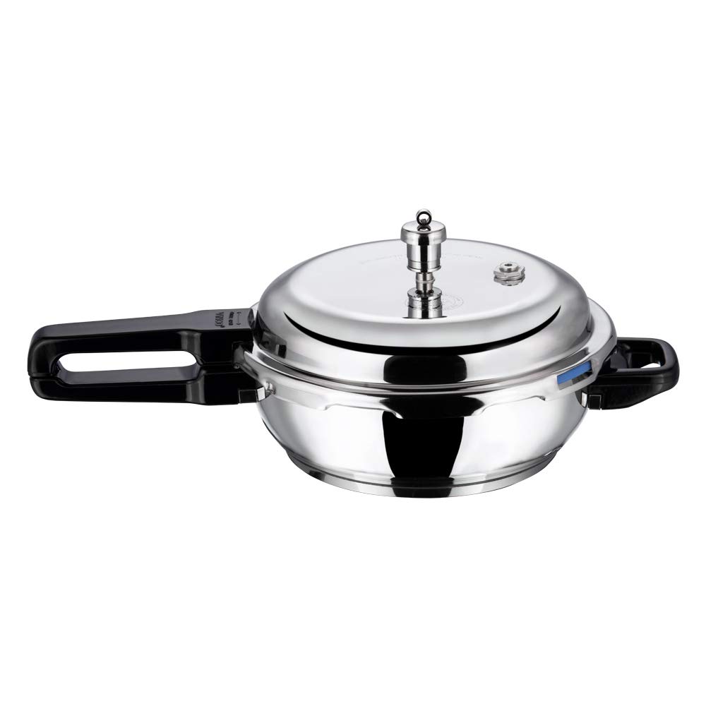 Vinod P-Jum Splendid Stainless Steel Sandwich Bottom Pressure Pan, Jumbo