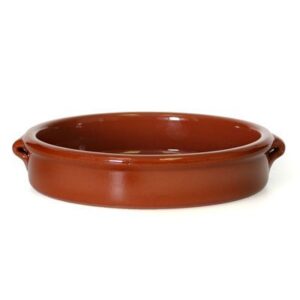 rustic cazuela clay pan - 7.5 inch/ 19 cm