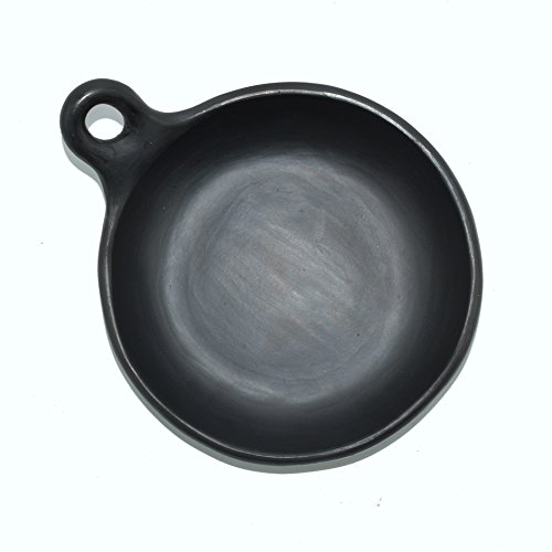 Ancient Cookware, Clay Chamba Saute Pan, Large, 64 Ounces