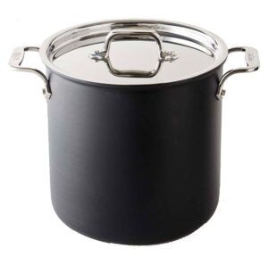 all-clad e78679di ns1 nonstick induction 8 qt stock pot