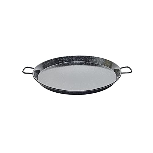 Garcima 32-Inch Enameled Steel Paella Pan, 80cm