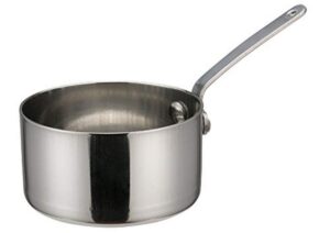 winco mini sauce pan, silver