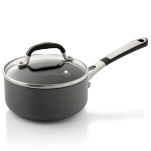 calphalon simply calphalon nonstick 1-qt covered saucepan