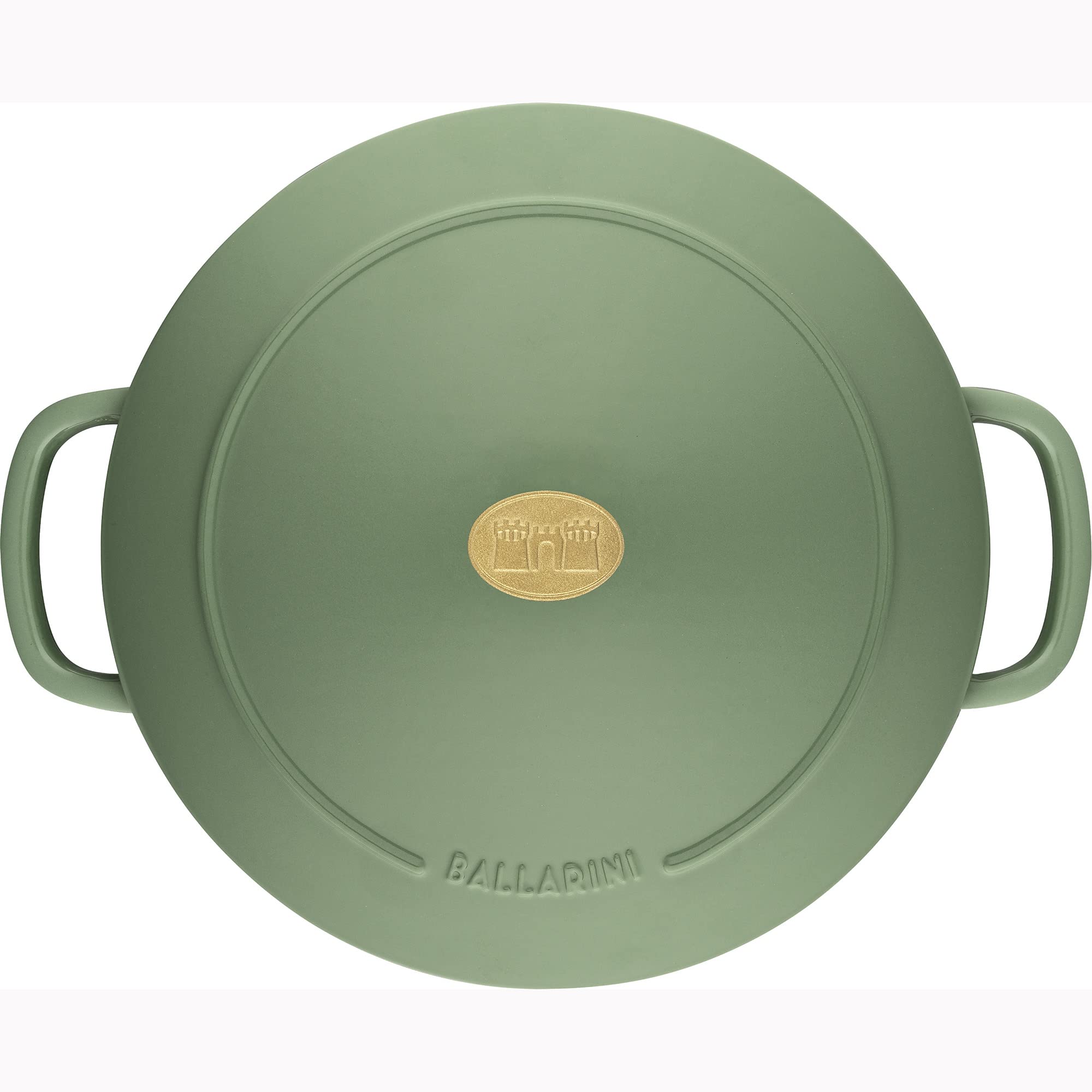 BALLARINI Bellamonte Cast Iron 7.6-qt Round Dutch Oven - Saggio Green