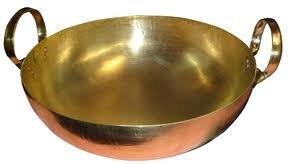 standard wok brass pan 12-inch