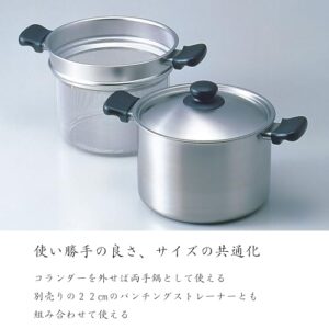 Sori Yanagi Pasta pan (22cm) 312140 (Japan Import)