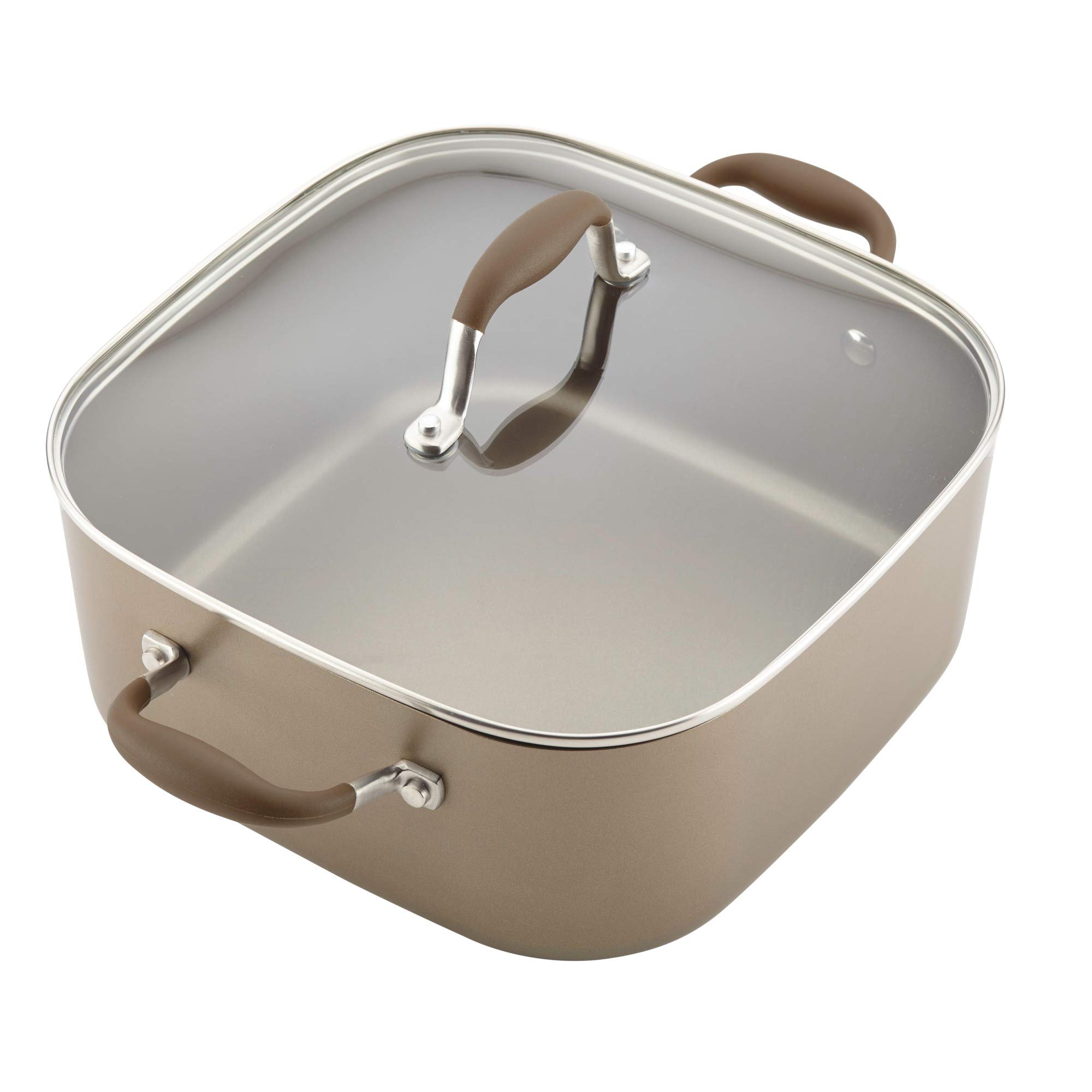 7-Quart Square Dutch Oven with Lid Umber