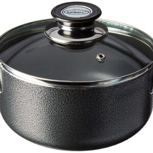 Non-Stick Aluminum 2 Handle Cooking Sauce Pot w/Glass Lid - 18 Cm 2.5 QT