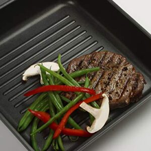 Norpro Nonstick Square Grill Pan, 9.5", Cast Aluminum