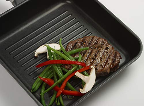 Norpro Nonstick Square Grill Pan, 9.5", Cast Aluminum