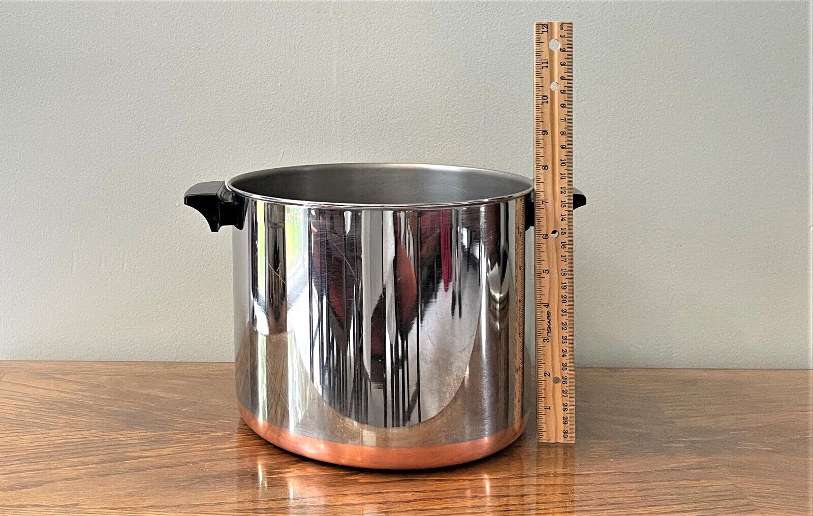 Revere Ware 8 Quart Qt. Copper Bottom Stockpot Stock Pot