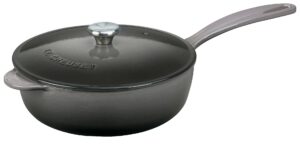 le creuset enameled cast-iron 2-1/4-quart saucier pan, oyster