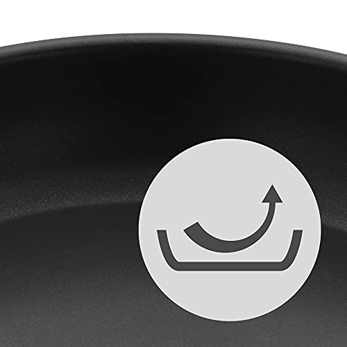 WMF Devil Pans Set of 2聽Nonstick Frying Pan Coated 24聽28聽cm Permadur Flame-Retardant Plastic Handle Cromargan Stainless Steel Hand Wash Dfrei Induction Frying Pan, Silver, 16聽cm (Pack of 2聽Units