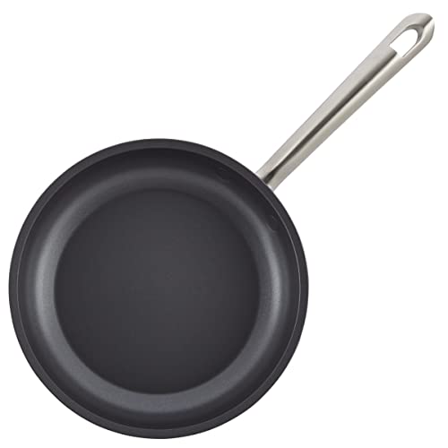 Anolon Accolade Forged Hard Anodized Nonstick Frying Pan/Skillet, 8 Inch, Moonstone Gray