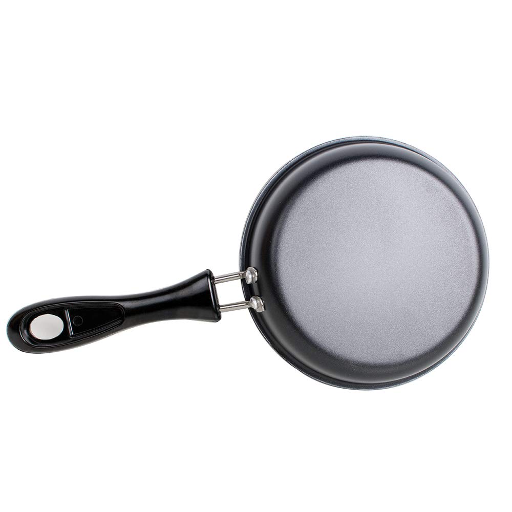 Nonstick Frying Pan Skillet, Non Stick Carbon Steel Fry Pan Egg Pan Omelet Pans, Egg Pancake Mini Non Stick Fry Frying Pan, Diameter 5 Inches