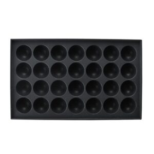 takoyaki pan, 28 takoyaki maker baking pan japanese octopus meatball grill pan egg mold tray plate for home kitchen cake cooking tool (13x7.9inches)