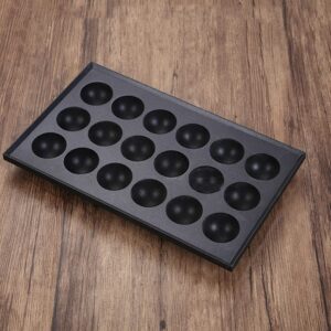 Takoyaki Pan, 28 Takoyaki Maker Baking Pan Japanese Octopus Meatball Grill Pan Egg Mold Tray Plate for Home Kitchen Cake Cooking Tool (13x7.9Inches)